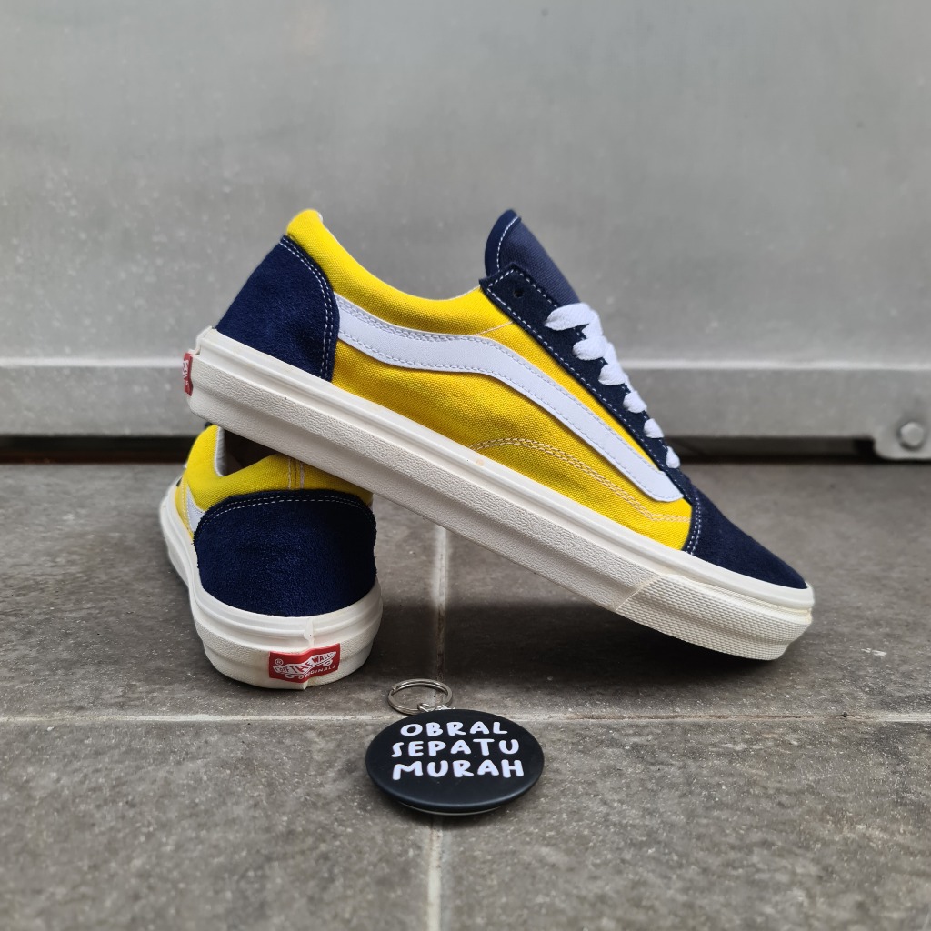 Jual OBRAL SEPATU SNEAKERS OLD SKOOL VAULT OG NAVY KUNING 36-43 GRADE ...
