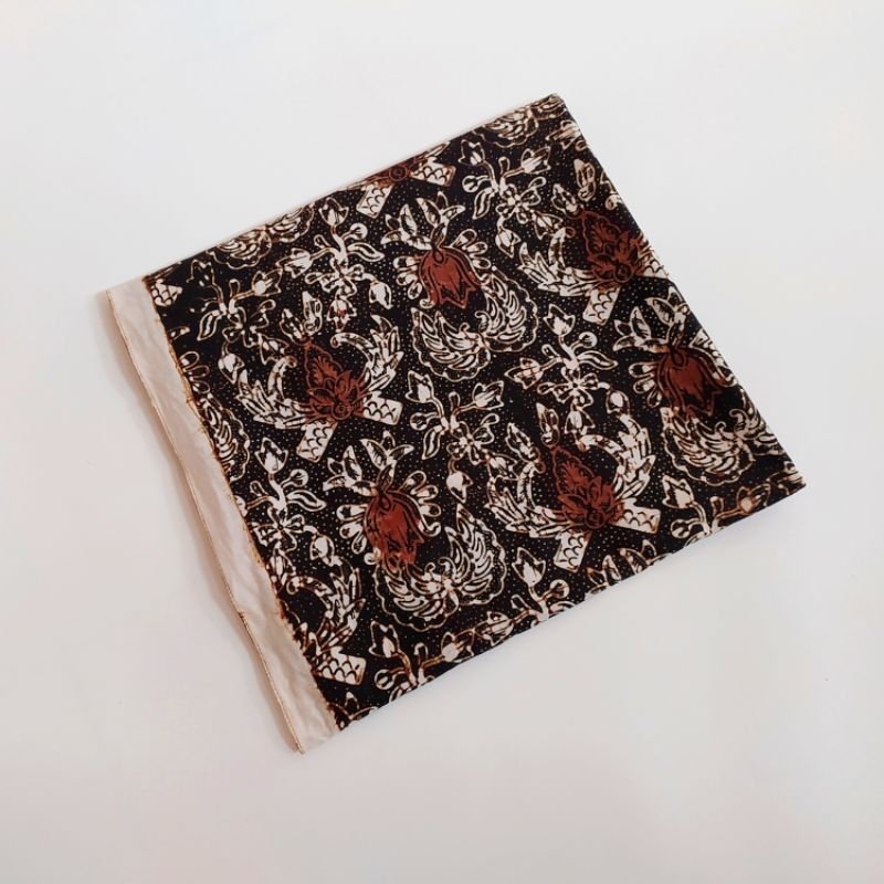 Jual Kain jarik batik cap sogan Jogja motif basuto | Shopee Indonesia