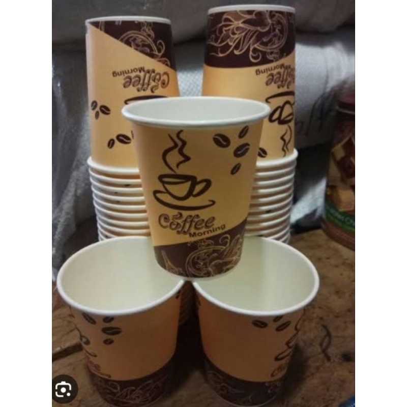 Jual CUP GELAS KOPI/CUP GELAS KERTAS (1 SLOP) | Shopee Indonesia