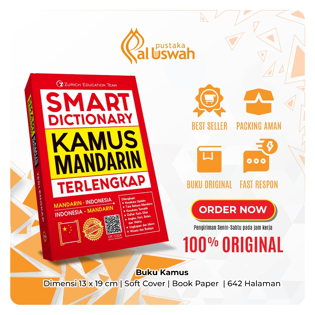 Jual BUKU KAMUS BAHASA ASING : SMART DICTIONARY KAMUS MANDARIN ...