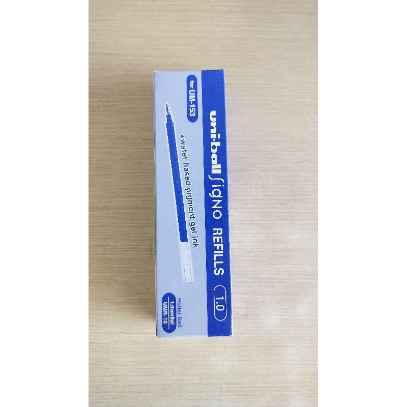 Jual (LUSIN) Uni-ball Signo Refill Biru 1.0 mm UM-10 | Shopee Indonesia