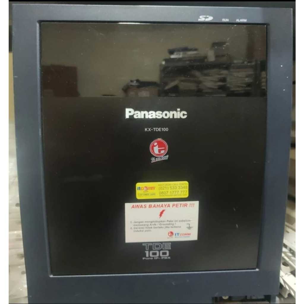 Jual Panasonic IP PABX KX-TDE100 kap 8 line 8 Digital 40 Ext analog ...