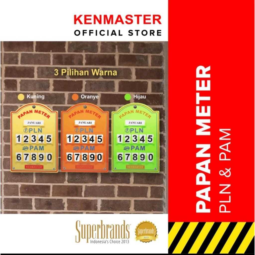 Jual PAPAN METERAN PLN KENMASTER//PAPAN METERAN PLN PAM METER ...