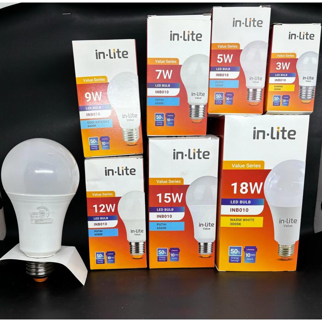 Jual In-Lite Lampu LED InLite VALUE 3w 5w 7w 9w 12w 15w 18w wt WATT ...