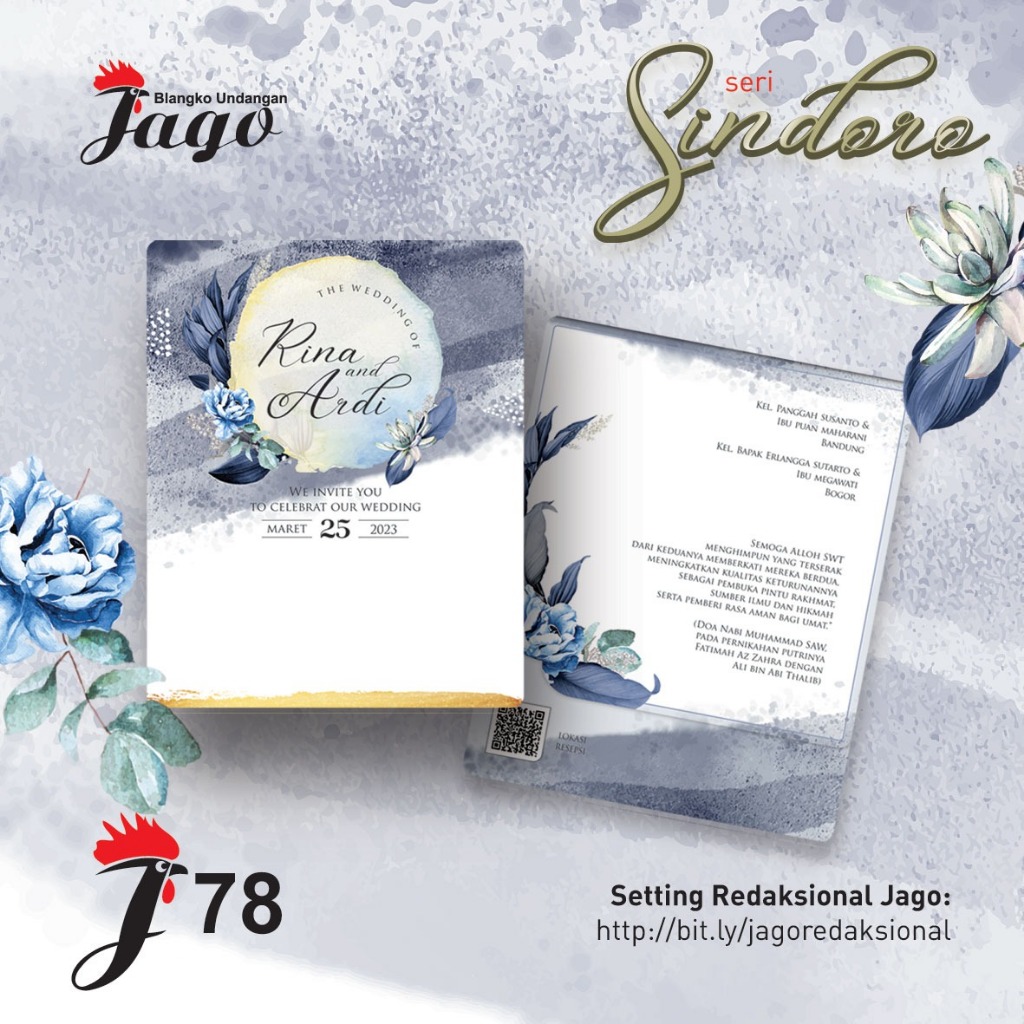 Jual Blangko Undangan Jago 78 | Blangko Undangan | Undangan Murah ...