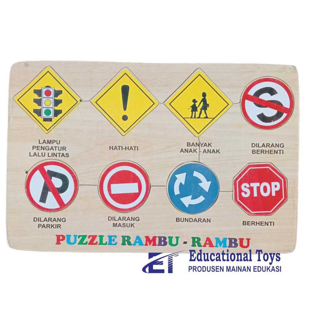 Jual PUZZLE RAMBU RAMBU ( MAINAN EDUKASI ANAK ) | Shopee Indonesia