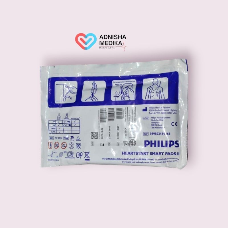 Jual PHILIPS HEARTSTART FRX FR2+ FR3 SMART PADS II / AED PADS PHILIPS ...
