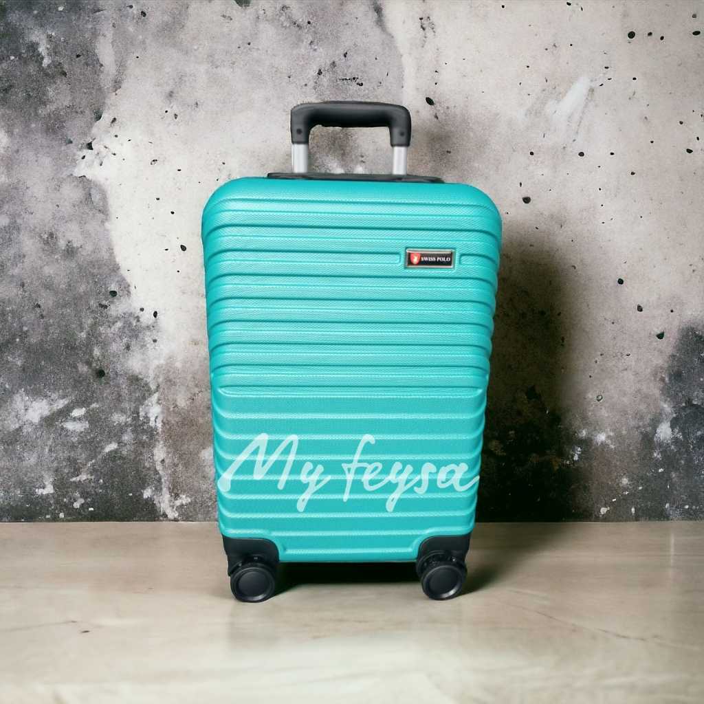 Jual Koper swiss 20 inch PolyCarbonate GARANSI ANTI PECAH Koper Fiber ...