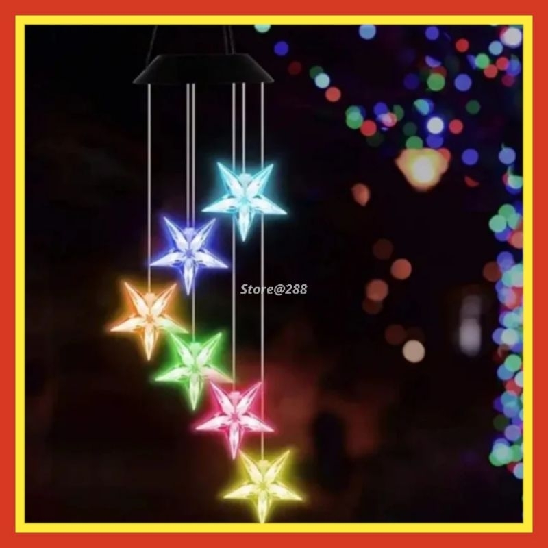 Jual Lampu Hias Gantung LED Solar Cell Panel Tenaga Surya Taman Lorong ...