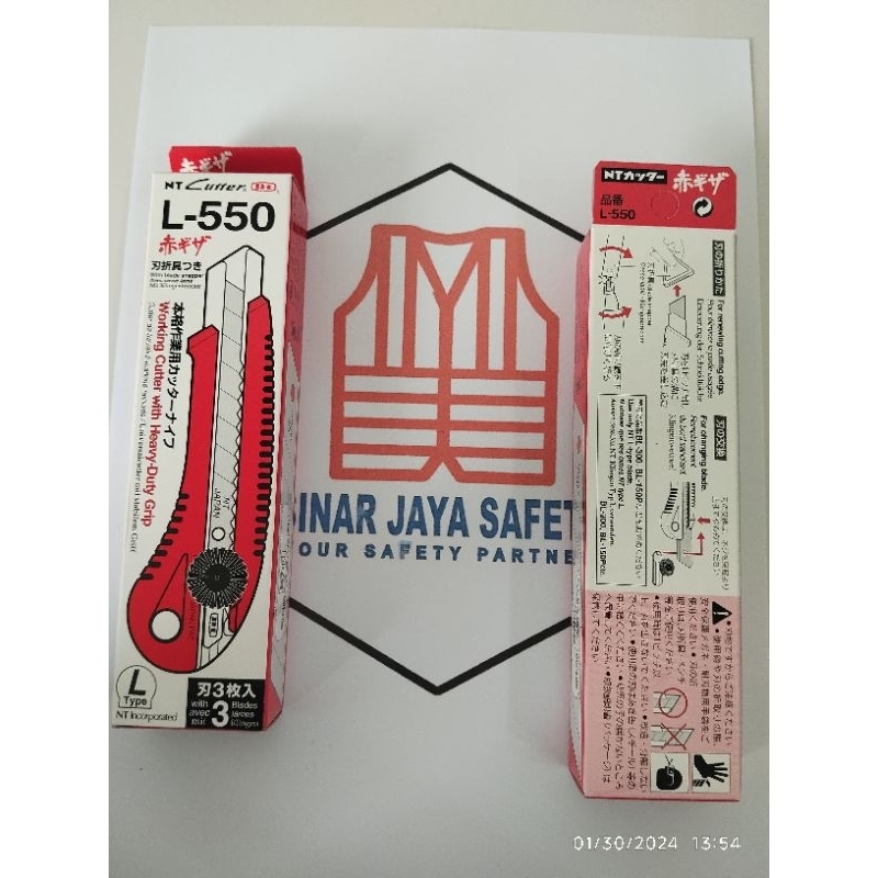 Jual NT Cutter L-550 | NT L-550 Made In Japan | Shopee Indonesia