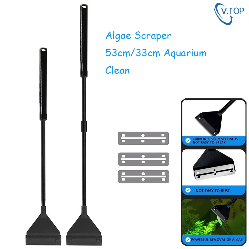 Jual V.TOP Algae Scraper 53cm Aquarium Pengikis Alga Pembersih Kaca ...