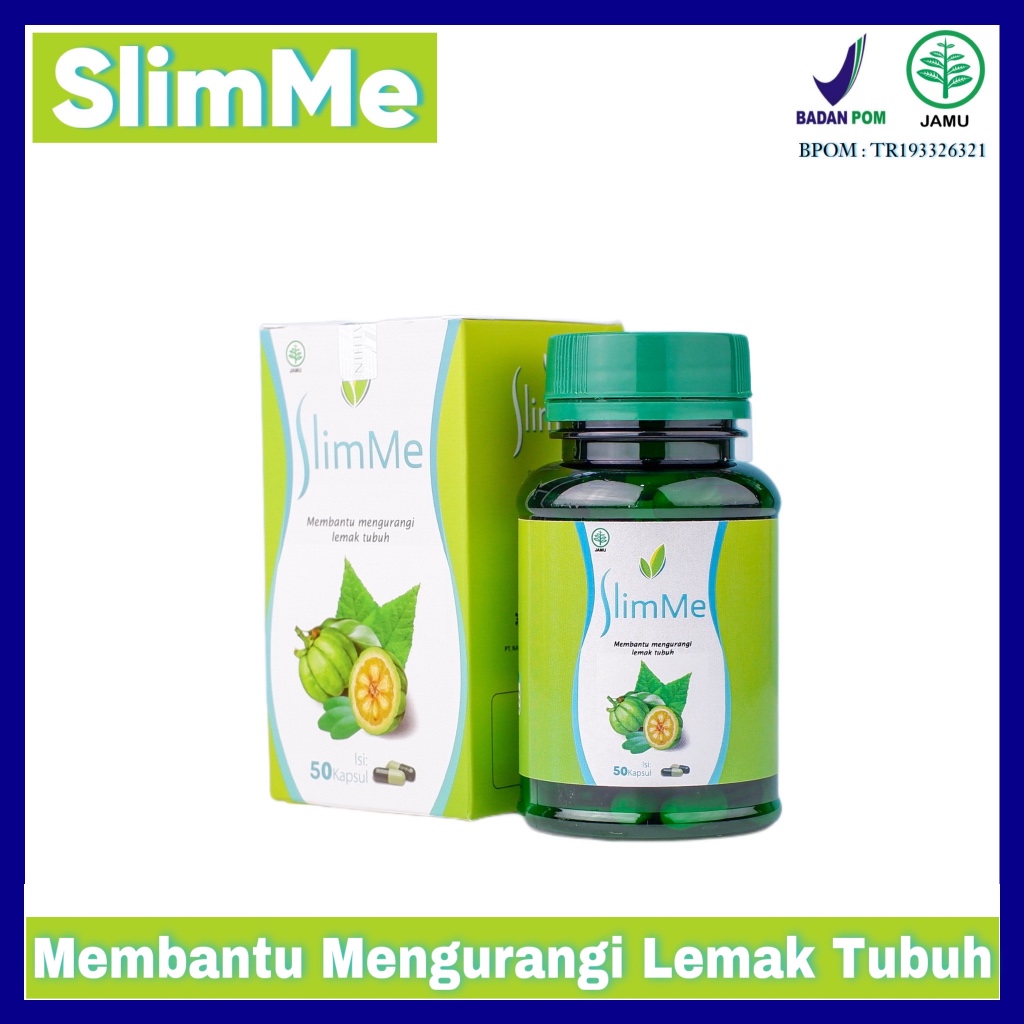 Jual Obat Diet Paling Ampuh SLIMME 50 Kapsul Bpom - Original Kapsul ...