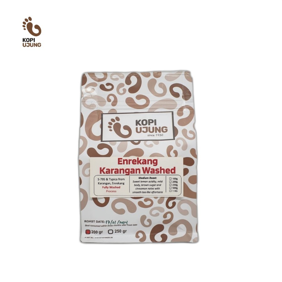 Jual Kopi Ujung Arabica Enrekang Karangan Washed 200gram | Shopee Indonesia