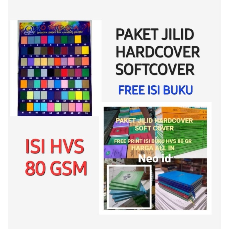 Jual JILID HARDCOVER SOFTCOVER GRATIS PRINT ISI BUKU | Shopee Indonesia