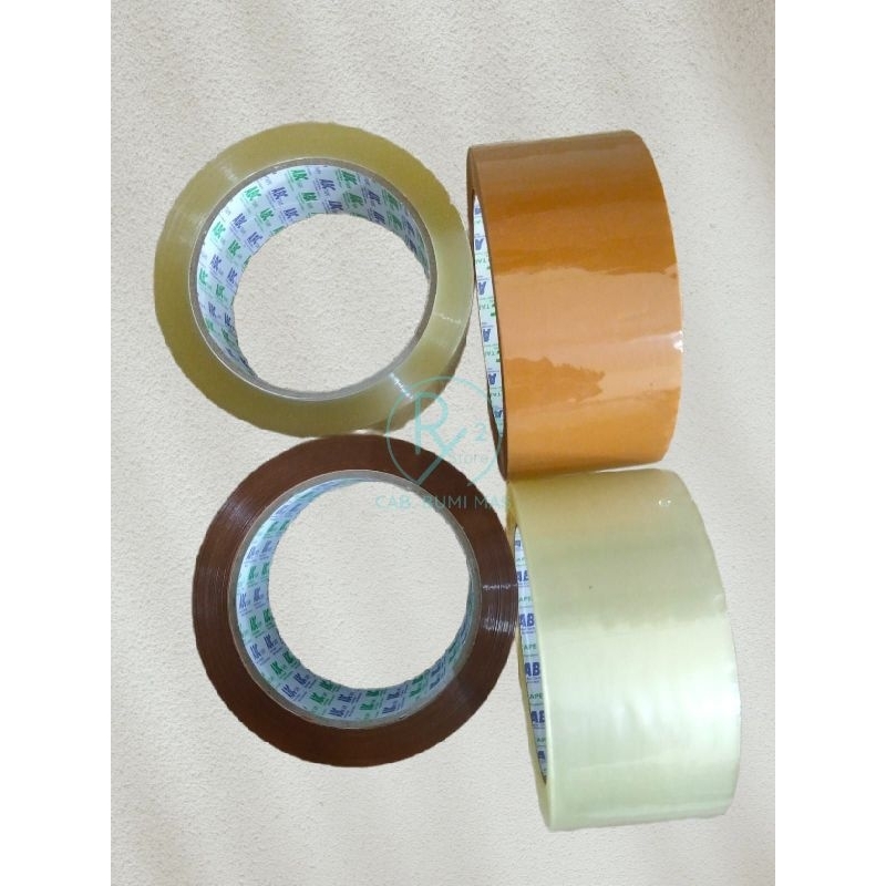 Jual (1 PCS) LAKBAN ABC 48mm (bening/coklat) | Shopee Indonesia