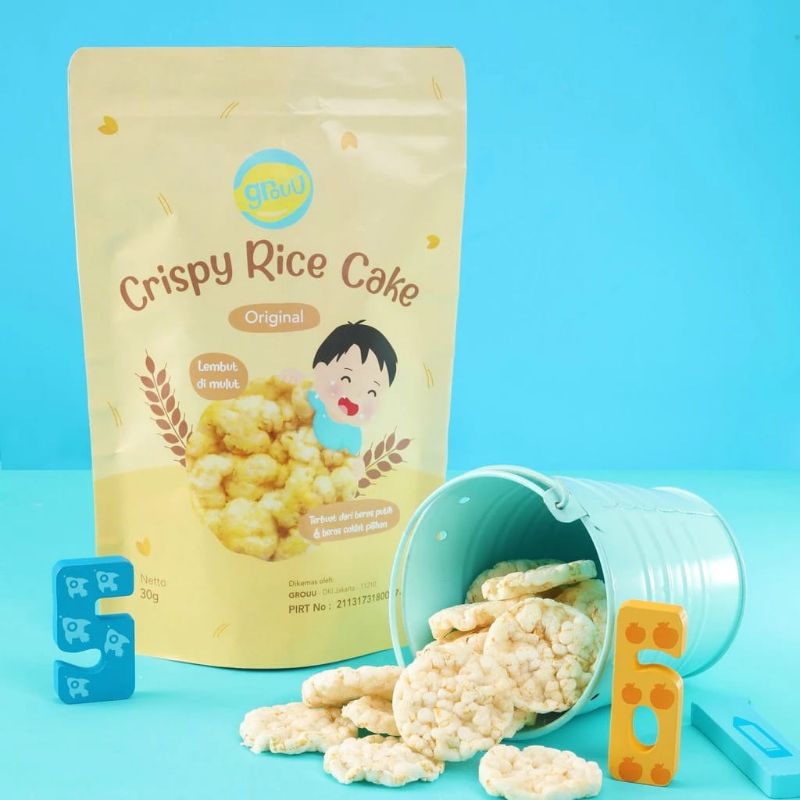 Jual GROUU CRISPY RICE CAKE 30 GR | Shopee Indonesia