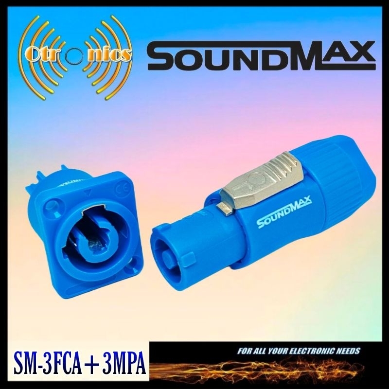 Jual Jack Powercon Soundmax Jack Speakon AC POWER Input Soundmax SM ...