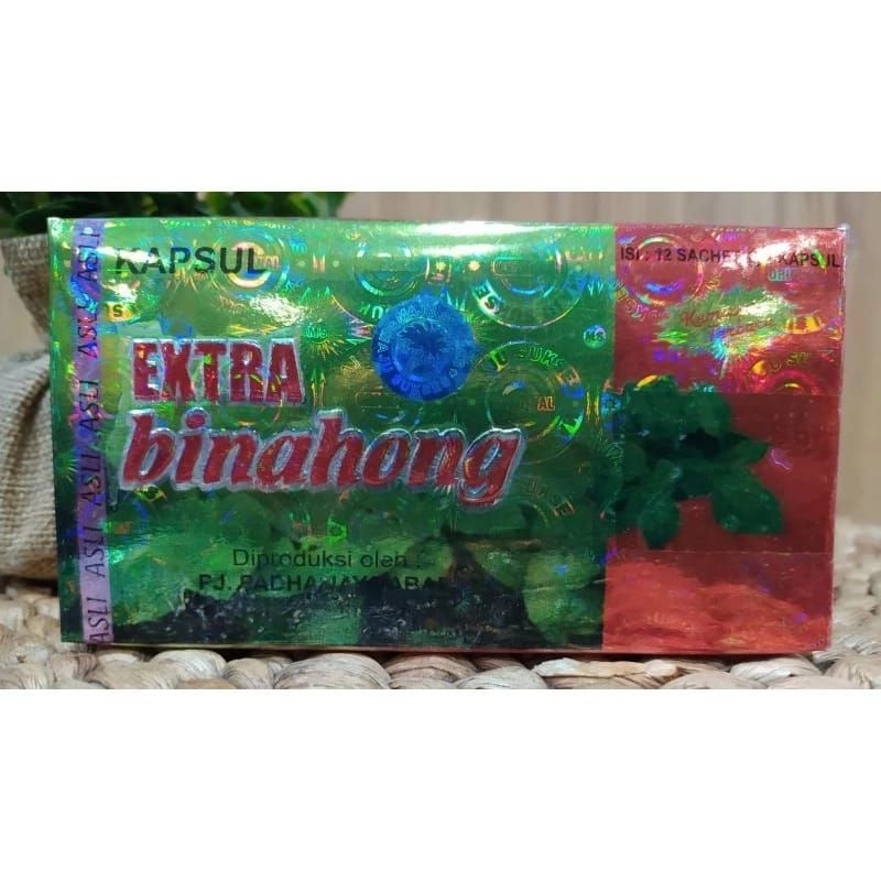 Jual Jamu Kapsul Binahong Original Kemasan New ( 1 Box Isi 12 Sachet ...