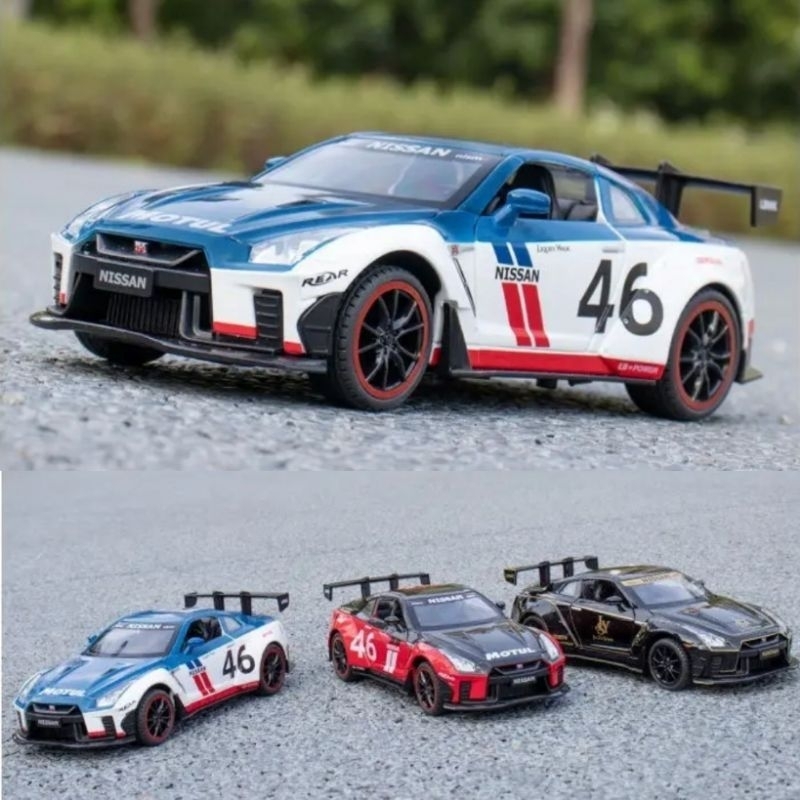 Jual Diecast Mobil Nissan GTR R35 Ally Model MetalCollection Mobil ...