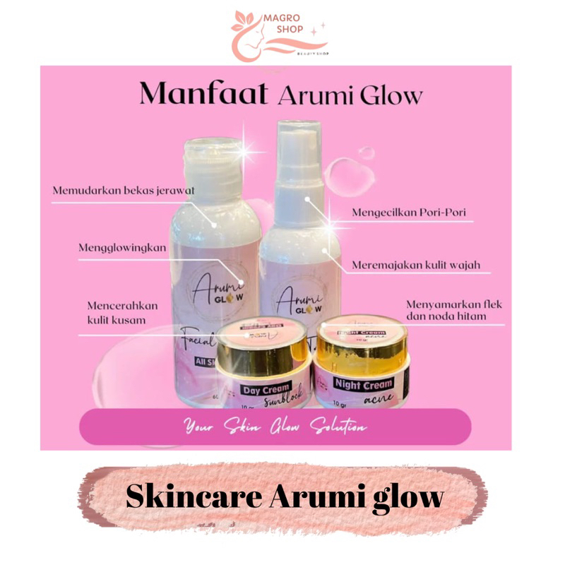 Jual Arumi Glow skincare / Cream wajah BPOM | Shopee Indonesia