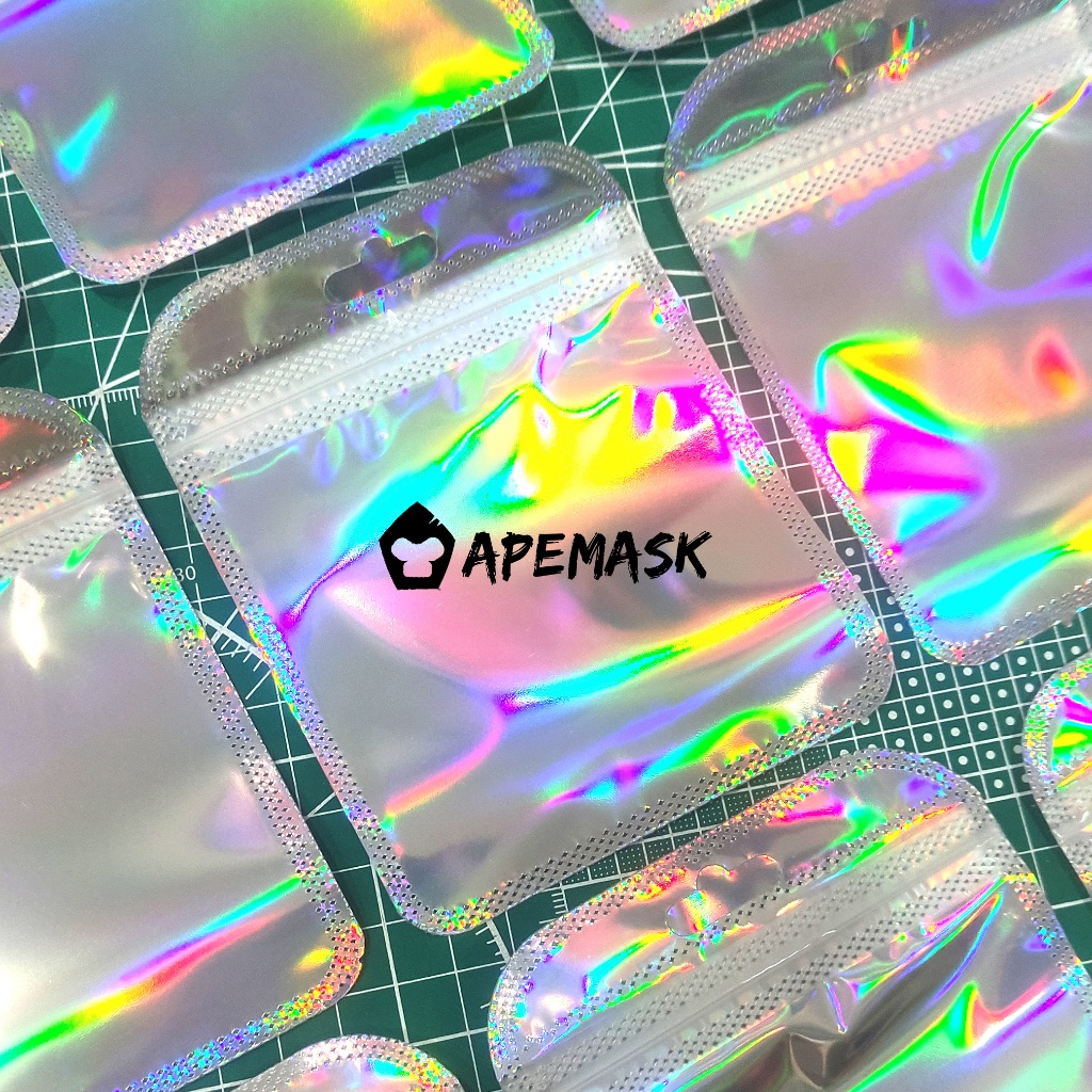 Jual Plastik OPP Hologram Holographic Souvenir Aksesoris Klip Zipper ...