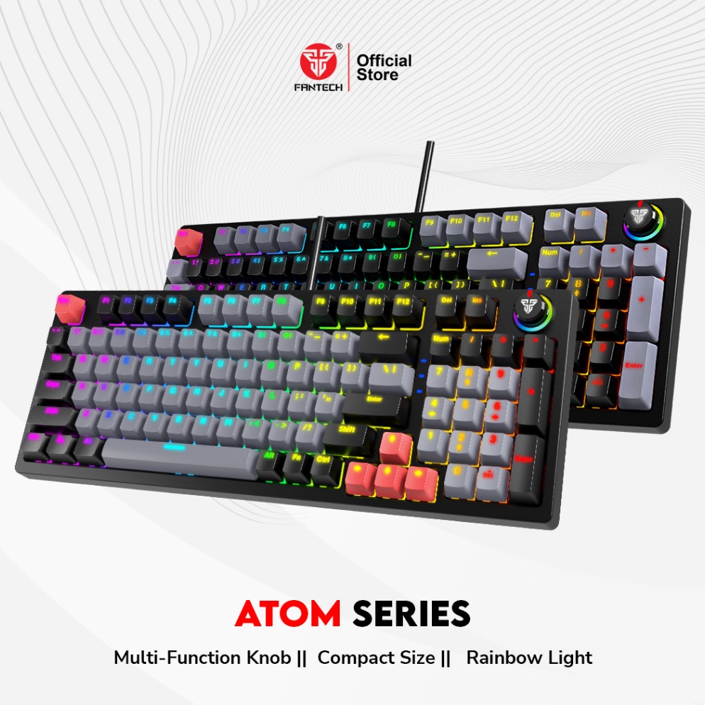 Jual Fantech ATOM96 MK89 RGB Keyboard Gaming Mechanical Full Size ART ...