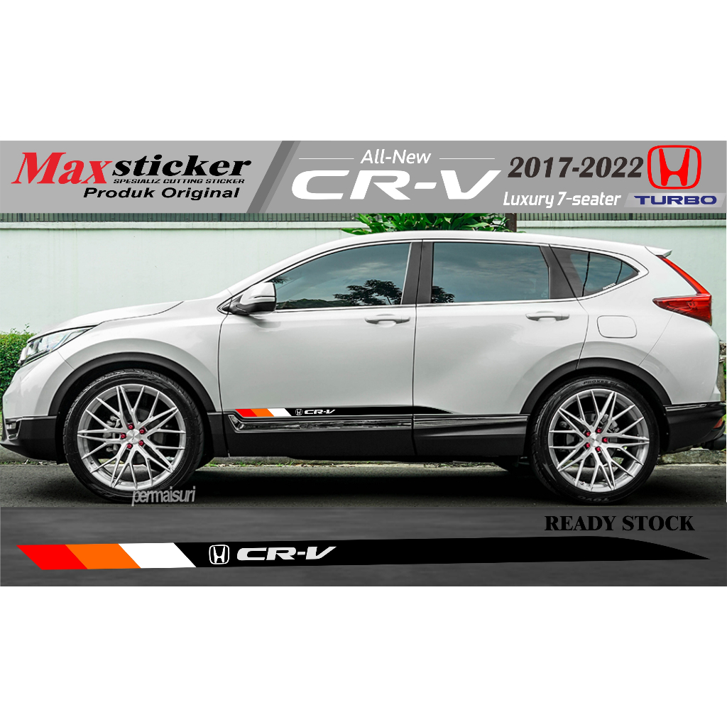 Jual STICKER Honda CRV Turbo STICKER LIST BODY SAMPING CRV TURBO SIMPLE ...