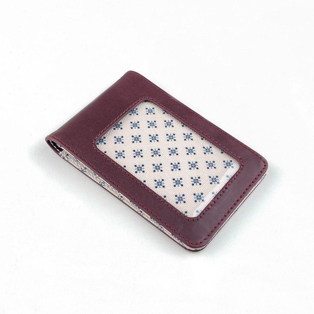 Jual Dompet ID card holder kulit asli model selip saku magnet | Shopee ...