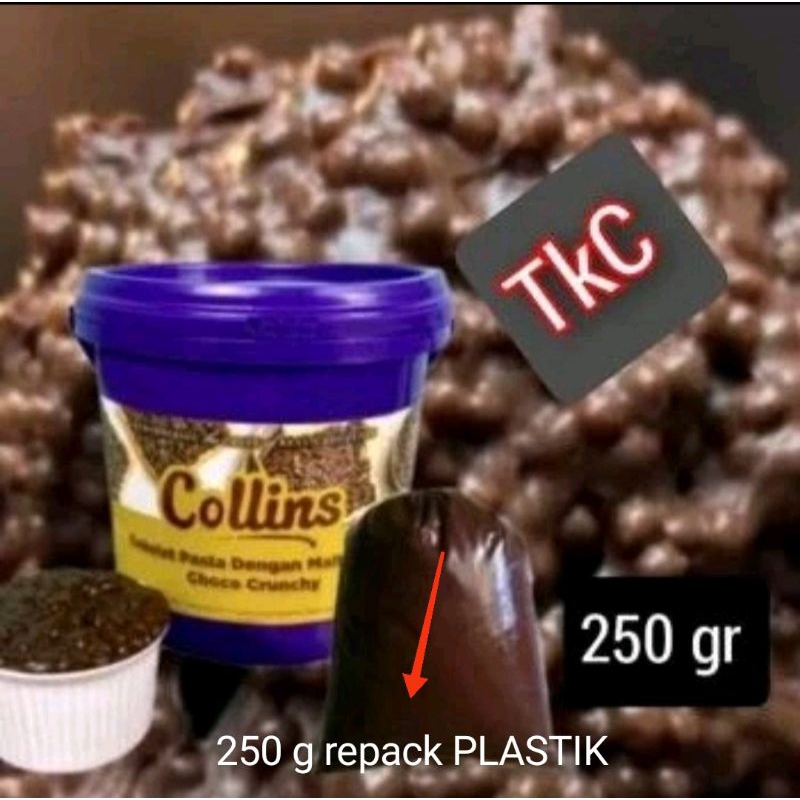 Jual Collins Choco Crunchy Repack 250gr repack PLASTIK | Shopee Indonesia