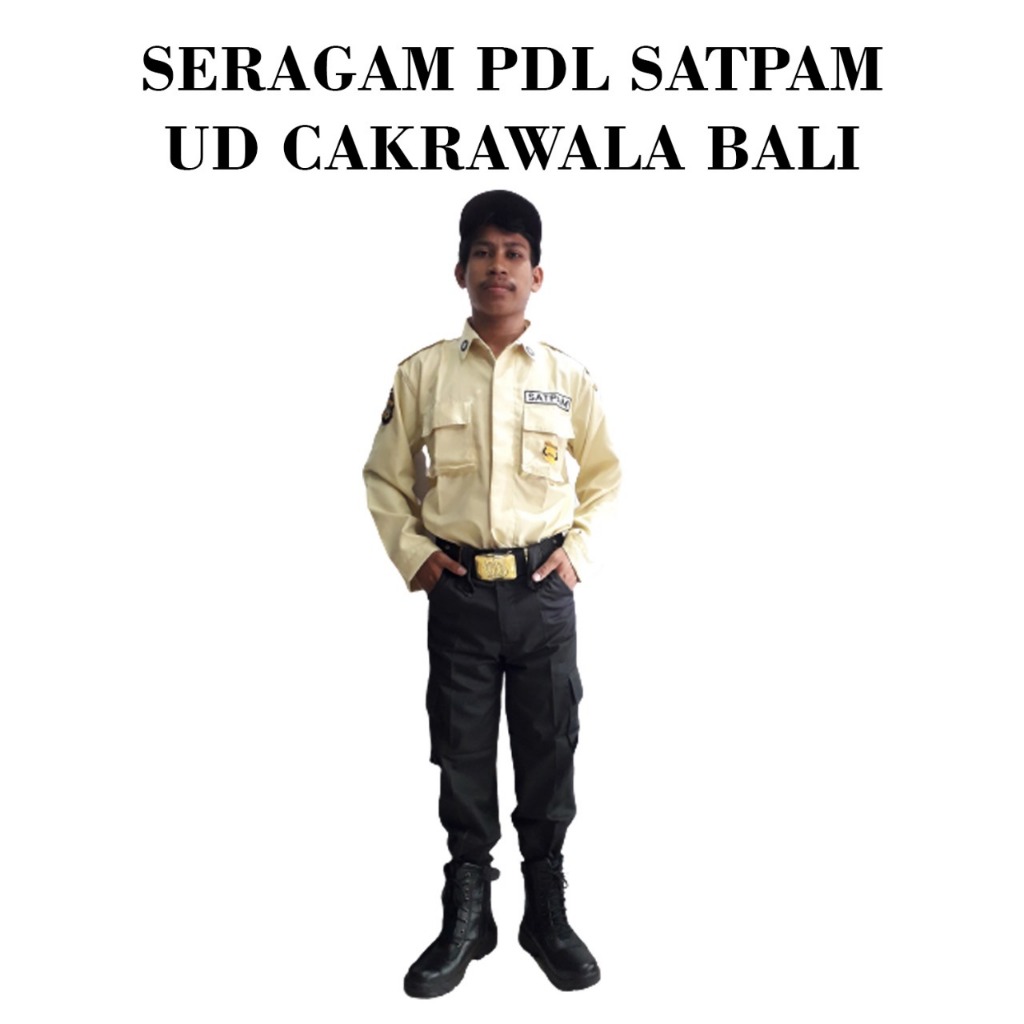 Jual SERAGAM PDL SATPAM TERBARU/ PDL SATPAM CREAM 2023 / UNIFORM SECURITY | Shopee Indonesia