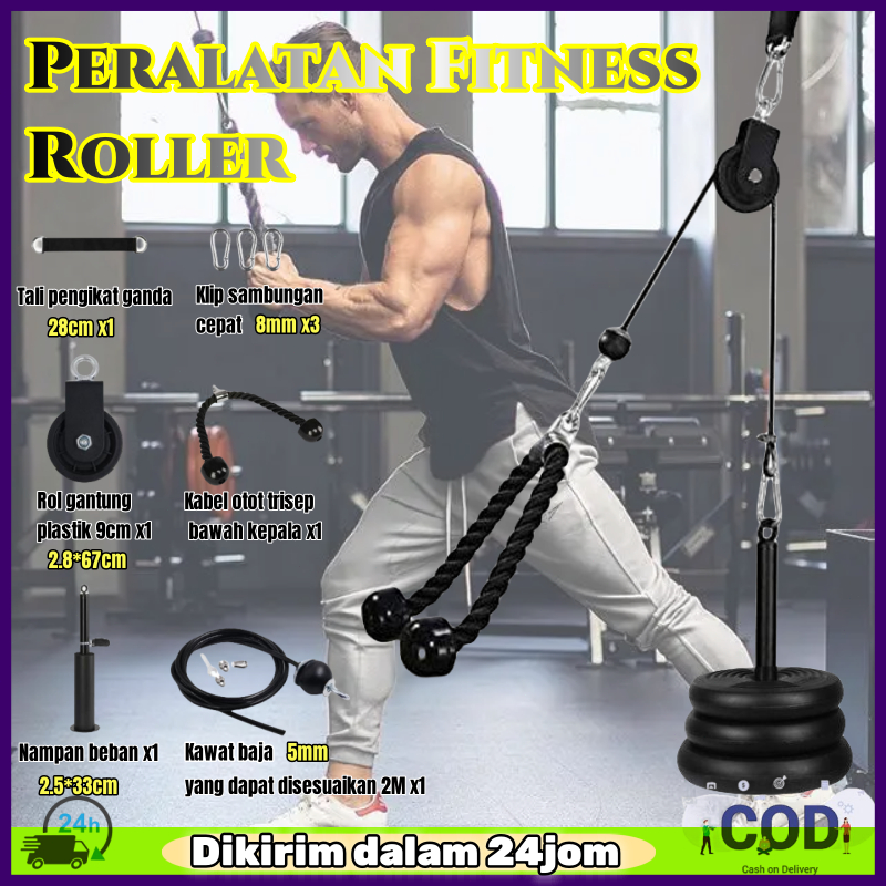 Jual Pulley Cable System Set Wannalife | Katrol Fitness Gym Mesin ...