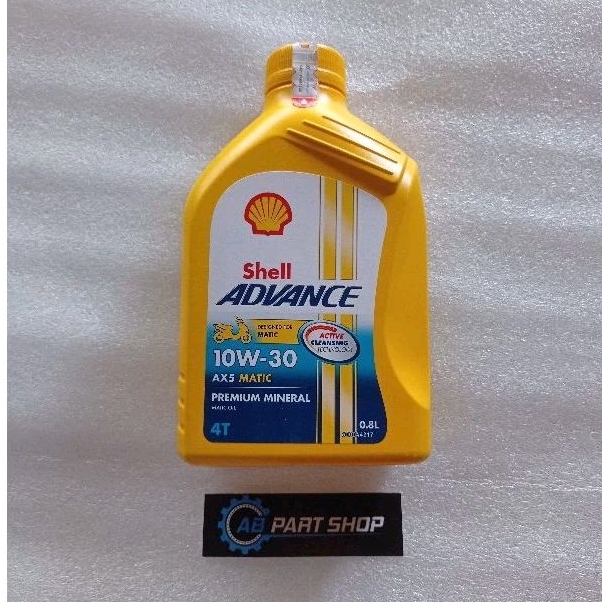 Jual OLI SHELL ADVANCE MATIC AX5 0.8L 10W-30 ORIGINAL | Shopee Indonesia