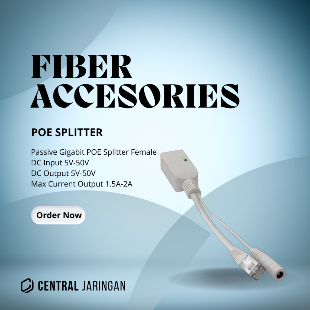 Jual Passive Gigabit POE Splitter Female|Gigabit POE Injector Cewek ...