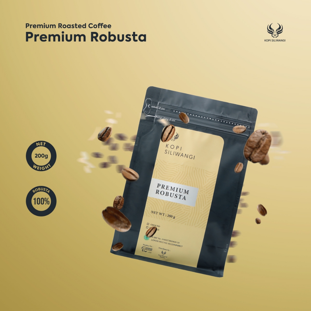 Jual KOPI SILIWANGI - Biji Robusta Java Preanger Espresso Based 200g ...
