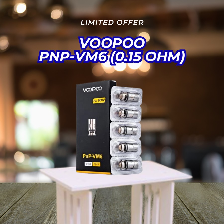 Jual Voopoo Drag PnP-VM6 Coil 0.15 ohm - ISI 1 - JAMIN OTEN | Shopee Indonesia
