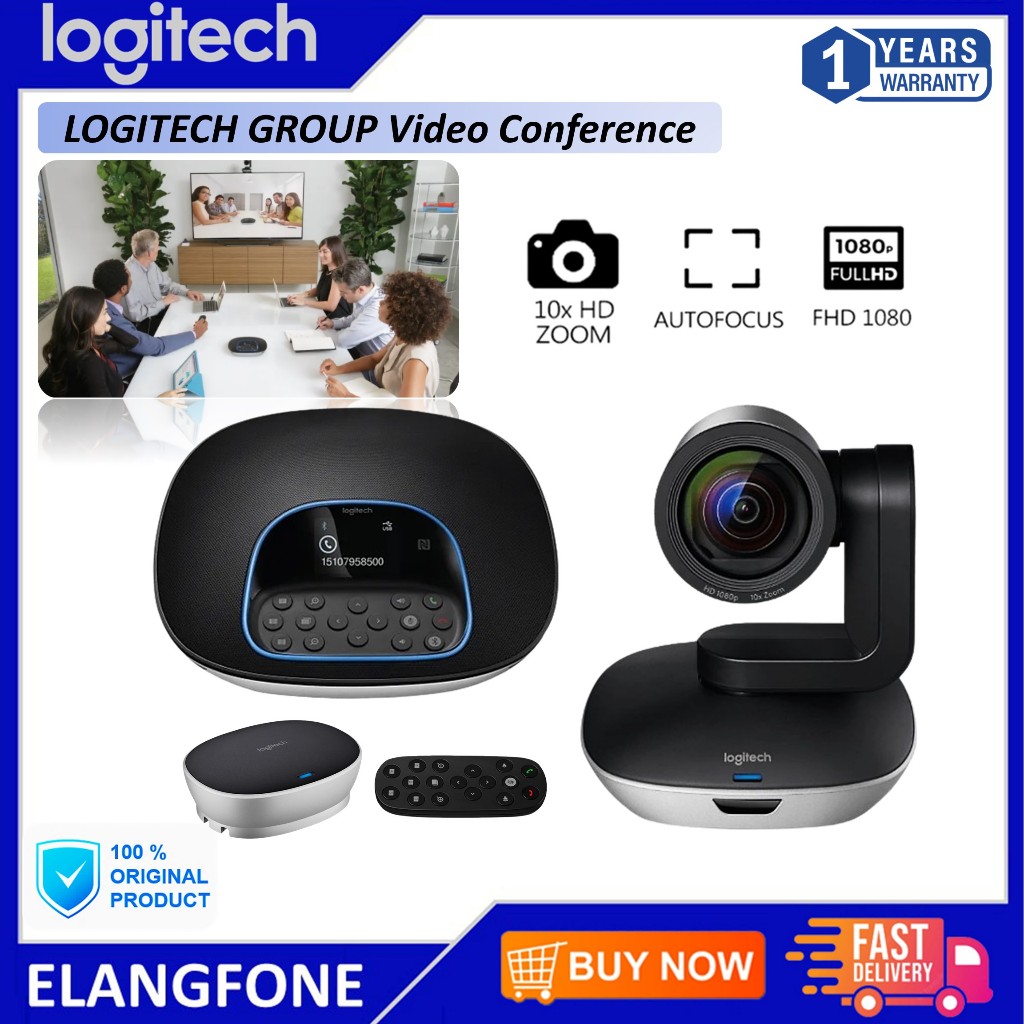 Jual LOGITECH GROUP Video Conference Cam / Webcam Logitech Group ...
