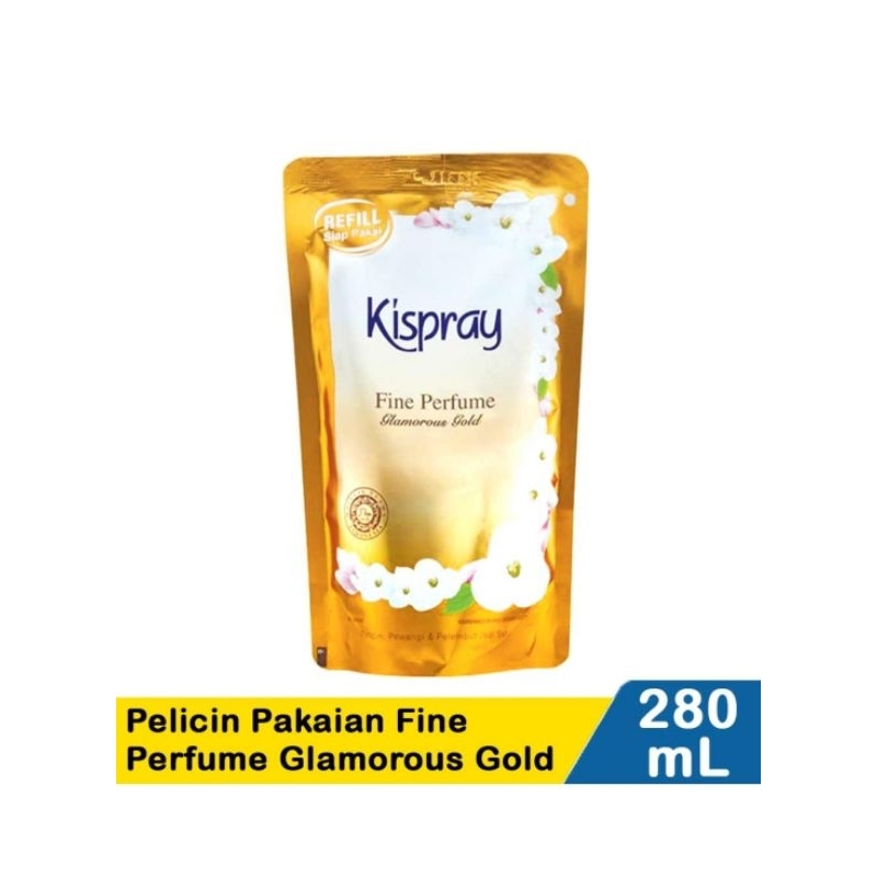 Jual Kispray Fine Perfume Glamorous Gold Refill 280ml | Shopee Indonesia