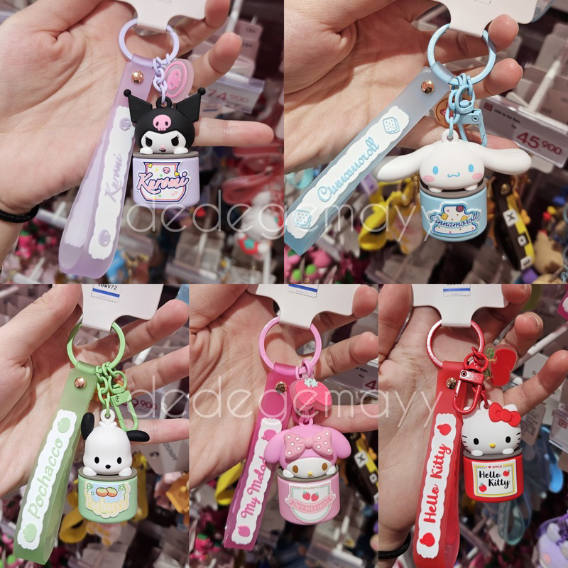 Jual Miniso x Sanrio - Keychain | Gantungan Kunci Sanrio Series Kaleng ...