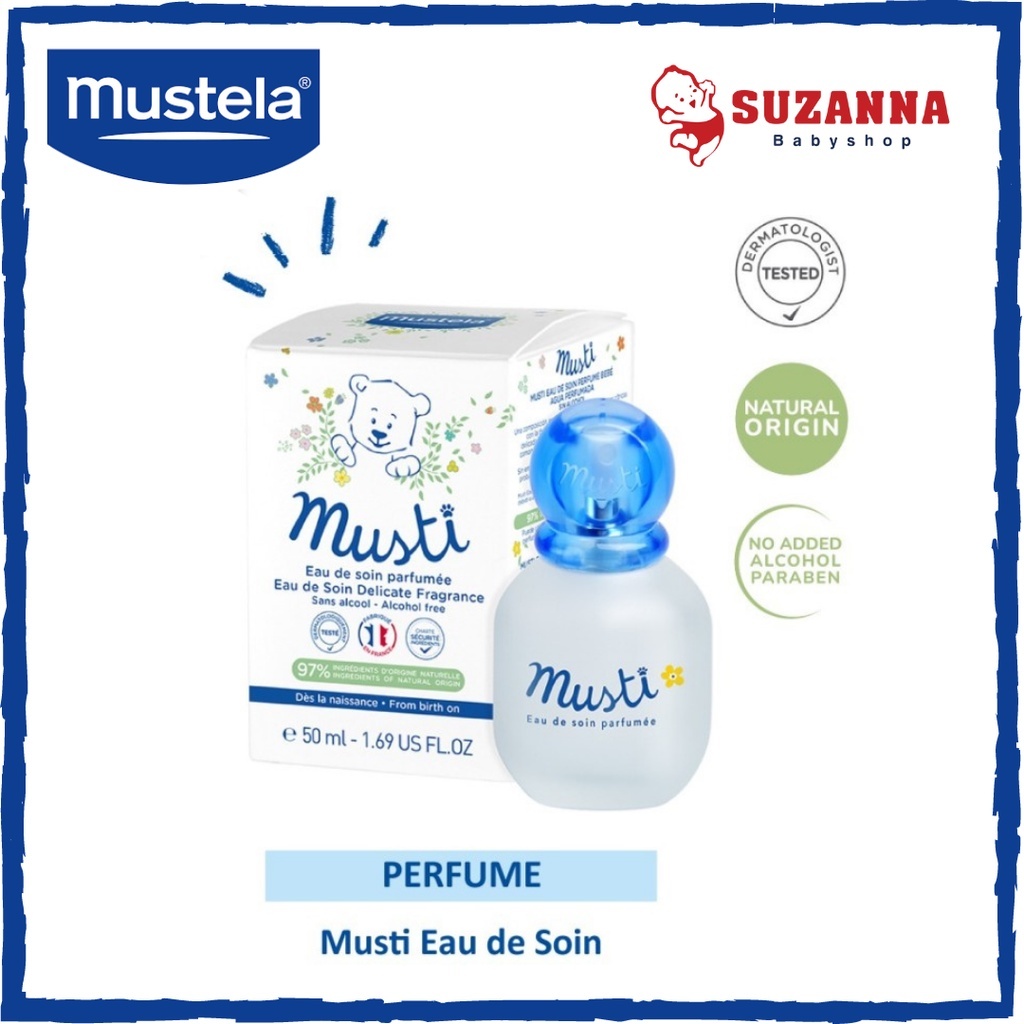 Jual Mustela Baby Musti Eau De Soin Spray Perfume Cologne 50ml | Shopee ...