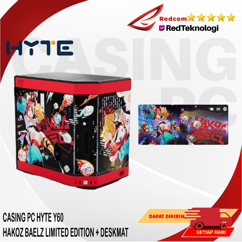 Jual CASING PC HYTE Y60 - HAKOZ BAELZ LIMITED EDITION + DESKMAT ...