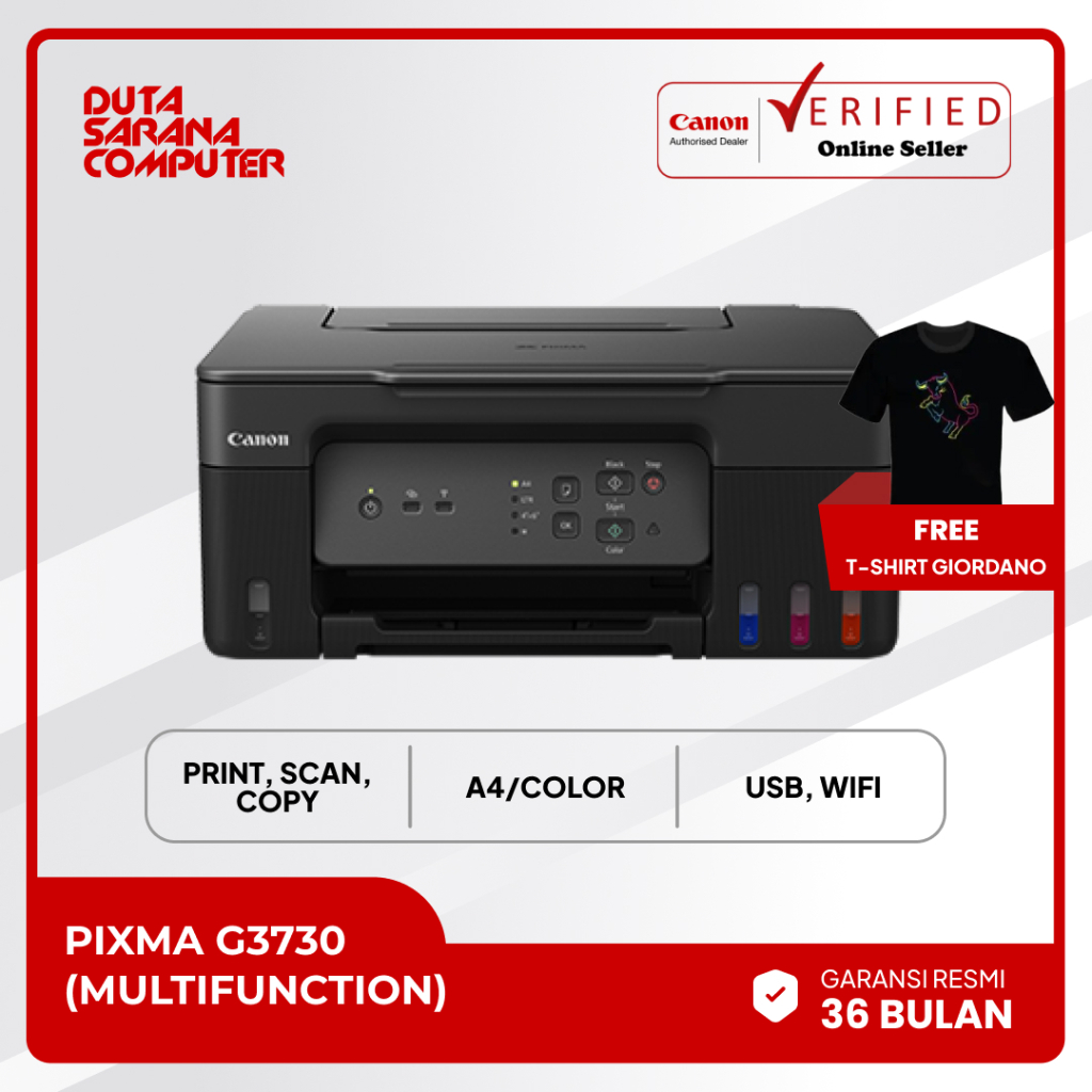 Jual PRINTER CANON PIXMA G3730 G 3730 ALL-IN-ONE | Shopee Indonesia