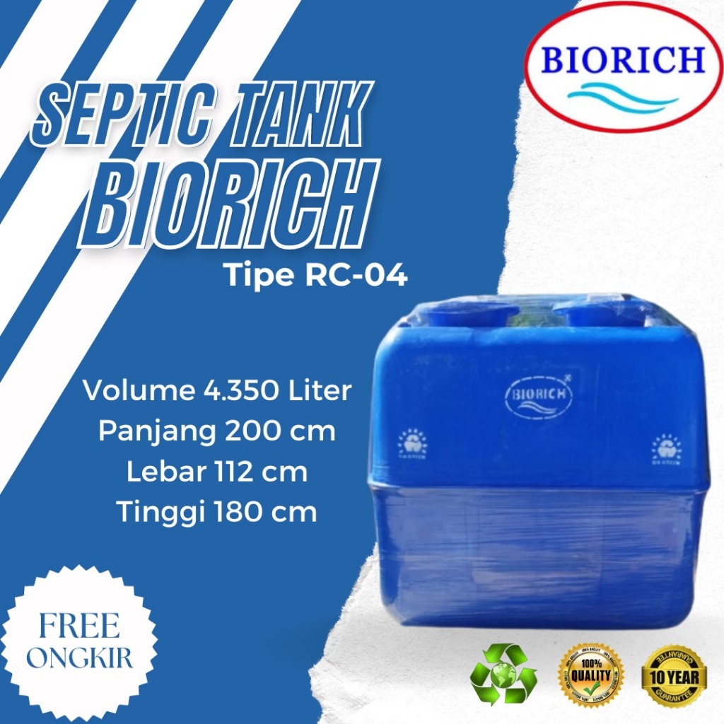 Jual Septic Tank BIORICH - Tipe RC 04 Kualitas Tinggi biotech biofill ...