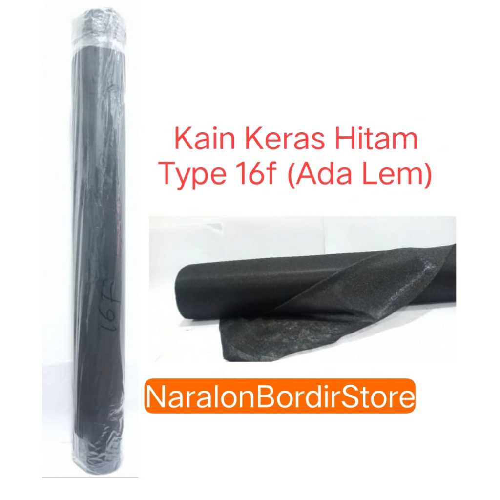 Jual KAIN KERAS HITAM TYPE 16F ( ADA LEM) | Shopee Indonesia