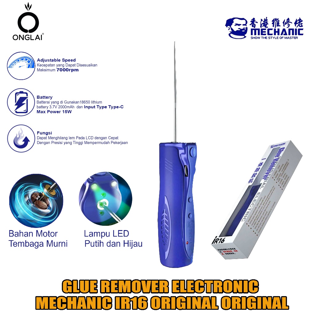 Jual Alat Pembersih Lem Oca Elektrik Mechanic IR16 Glue Remover Tool ...