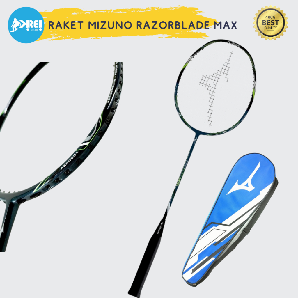 Jual Raket Badminton/Raket Bulutangkis Mizuno Razorblade Max | Shopee ...