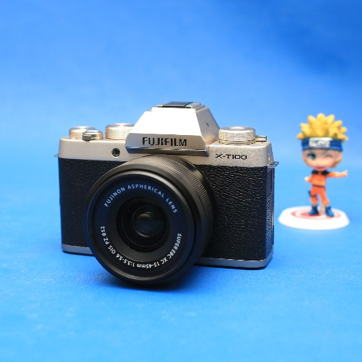 Jual FUJIFILM XT100 Lensa kit 15-45mm Kamera Mirrorless - Fullset Box ...