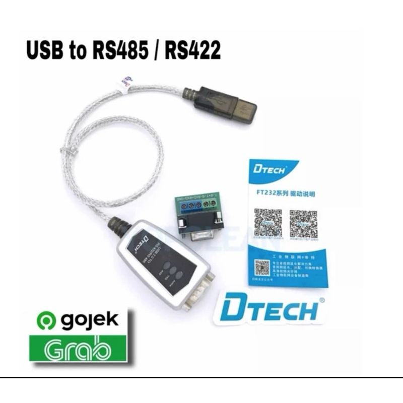 Jual Dtech USB to RS422 RS485 Serial Port Converter DB9 Male - DTECH DT-5019 | Shopee Indonesia