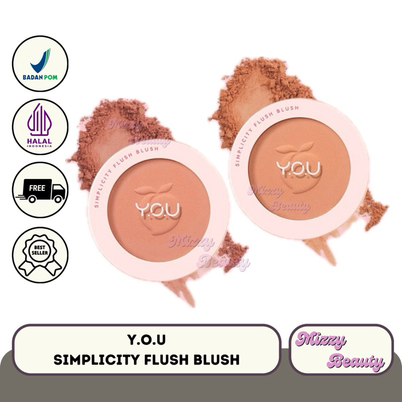 Jual YOU Simplicity Flush Blush | Powder Blush On | Shopee Indonesia
