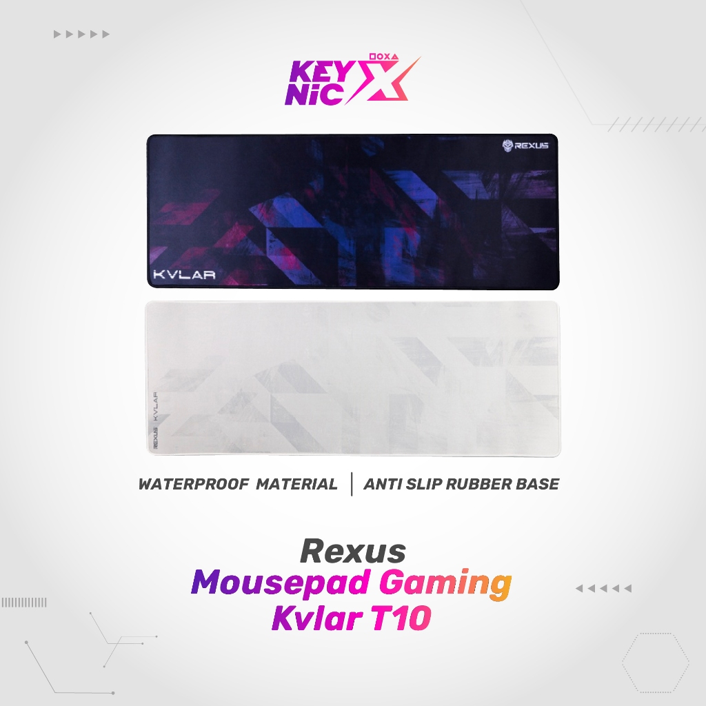 Jual Rexus Mousepad Gaming Kvlar T10 Speed Edition XL | Shopee Indonesia