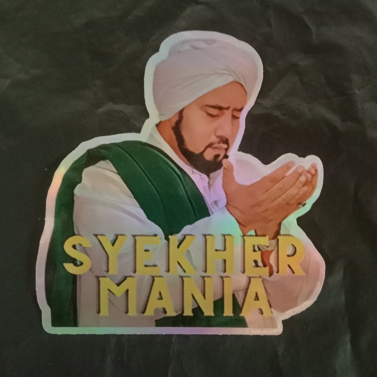 Jual Stiker Hologram Habib Syech Syekher Mania 1 ukuran besar +- 8cm ...